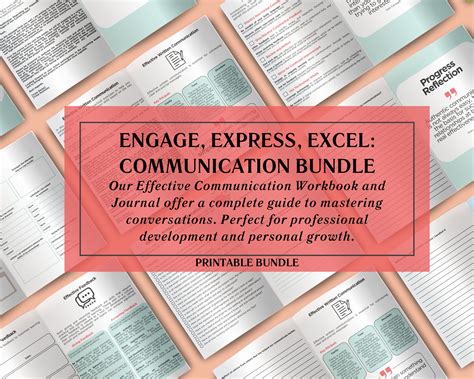 Effective Communication Skills Workbook And Journal Therapy Worksheet Mental Health Couples