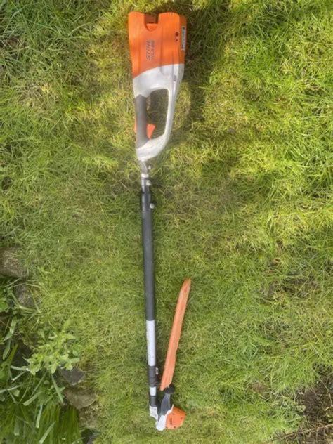 Stihl Hla Long Reach Battery Hedge Trimmer Double Sided Cutter Blades Picclick Uk