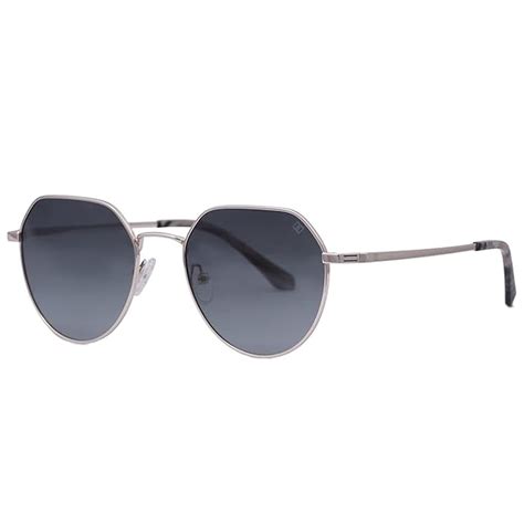 Luxury Sliver Black Hexagonal Sunglass For Men And Women Lenskandy