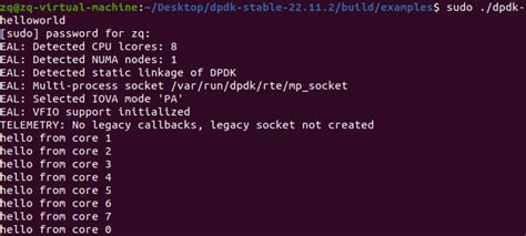【系统搭建】dpdk安装配置与helloworld运行 dpdk helloworld csdn博客