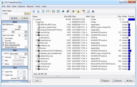 STG FolderPrint Plus Get Cool Graphical Prints Of Your Folders