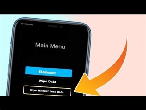 Redmi Mi Recovery 3 0 Wipe Data Without Data Loss Wipe Without Data Loss Reebot Reebot To