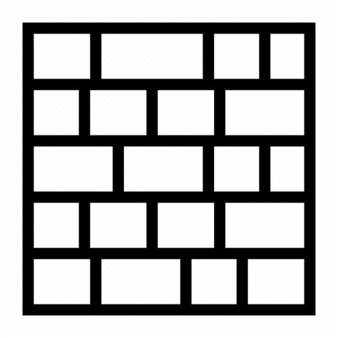 Brick Pattern Icon Download On Iconfinder On Iconfinder