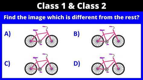 Logical Reasoning Quiz Maths For Class 1 And Class 2 Youtube