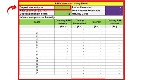 8 Examples To Boost Your Wealth Ppf Calculator Sbi [excel Download Guide] Sr Academy India