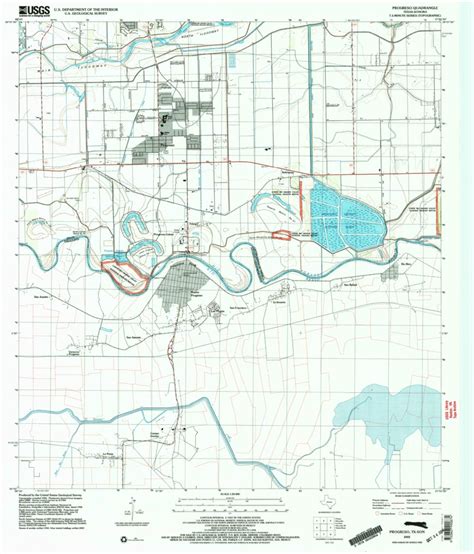 Progreso Tx 2002 24000 Scale Map By United States Geological Survey