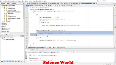 Exception Handling In Java In Java Tutorial YouTube