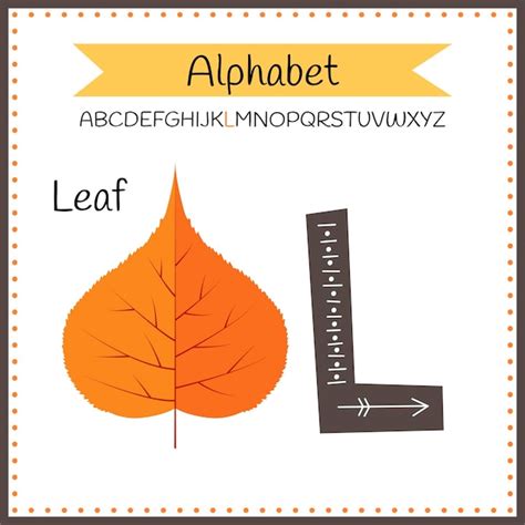 흰색 배경 문자 L 벡터 일러스트 레이 션에 영어 대문자 알파벳 문자 프리미엄 벡터