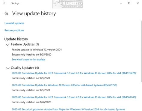 Cómo Borrar El Historial De Actualizaciones De Windows En Windows 10