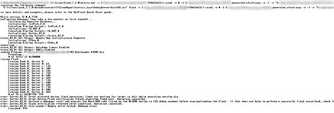 Dslite From Uniflash 720 Unkown Error Does Not Return To Batch