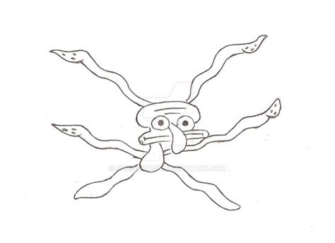 Squidward Tentacles By Chaos Toon On Deviantart