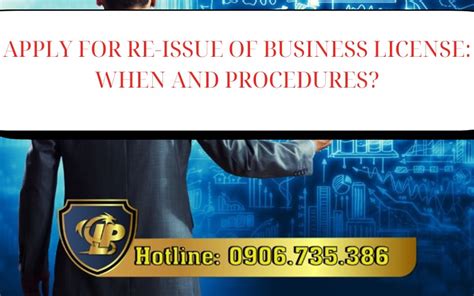 Apply For Re Issue Of Business License When And Procedures