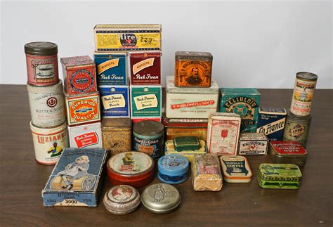 Lot Group Of Assorted Sample Tins