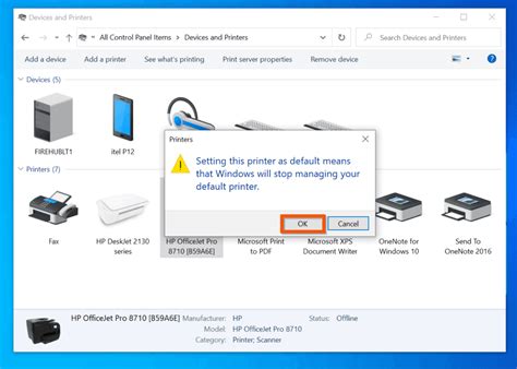 How To Set Default Printer In Windows 10 2 Methods