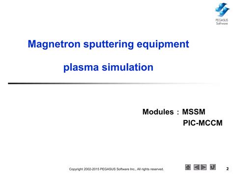 Magnetron Sputtering Equipment Simulation Ppt