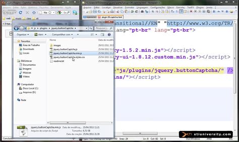 Universidade Xti Jquery 51 Exemplo Plugin Captcha Youtube