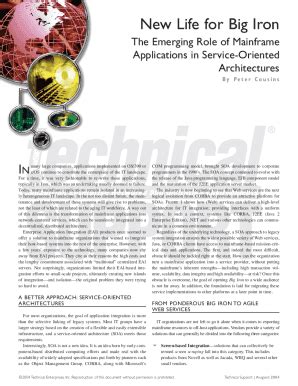 Fillable Online Big Iron How IBM Z Mainframes Fit In The Digital Age Fax Email Print PdfFiller