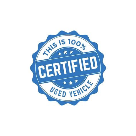 Timbre Certifié Rustique Grunge Vector Design Illustration Vecteur