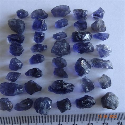 Lot Iolite Cordierite 35 4 Gram Babati Arusha Tanzania Etsy Uk