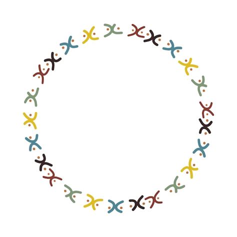 Premium Vector Circle Frame Round Abstract Border Design Shape Icon For Decorative Vintage