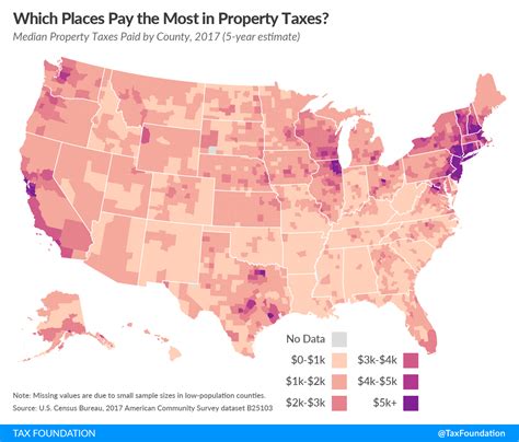 Property Taxes By State And County 2025 Tax Foundation Maps