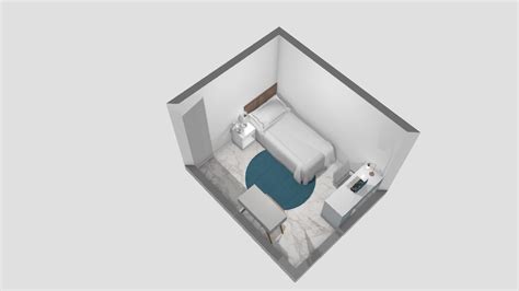 Quarto 3x2 Decorado De Tenshi Planta 3d Mooble