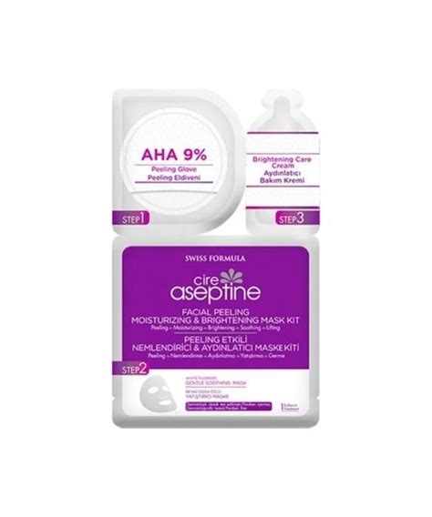 Cire Aseptine Peeling Etkili Nemlendirici Aydınlatıcı Maske Kiti