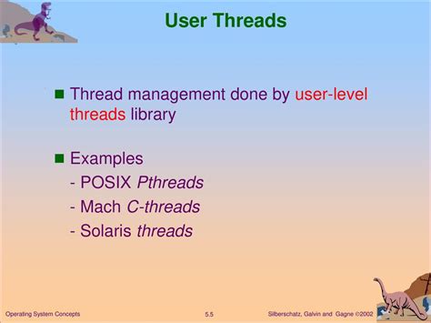 Chapter 5 Threads Overview Multithreading Models Threading Issues