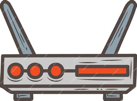 Modem Symbol Premium Vektor