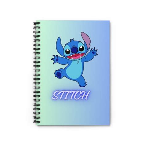 Stitch Spiral Notebook Etsy