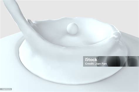 창조적 인 모양 3d 렌더링과 우유를 튀기는 순도 나선형에 대한 스톡 사진 및 기타 이미지 나선형 물이 튀는 우유