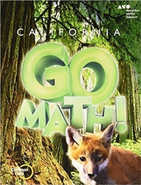 Go Math Student Edition Volume 1 Grade 3 2015 Houghton Mifflin