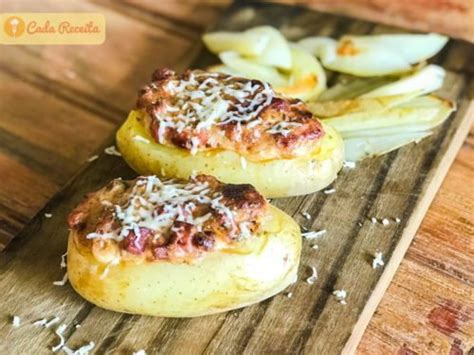 Batata Recheada No Forno Cada Receita