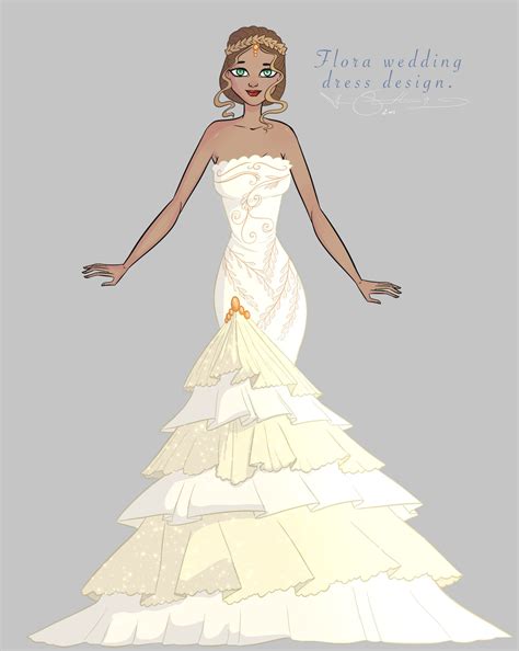 Winx Club All Weddingdress Design By Tjibi On Deviantart
