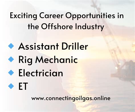 Exciting Career Opportunities In The Offshore Industry