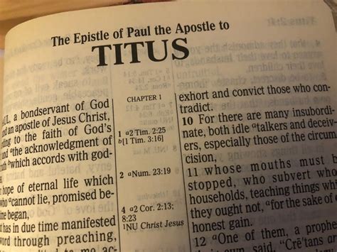 Titus Chapter 1 Basic Training Bible Ministries