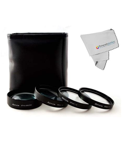 Sonia 67mm Macro Close Up Filter Kit With 4 Lenses Free Photography