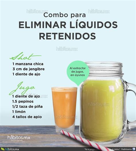 Jugo Para Eliminar LÍquidos Retenidos Hábitos Health Coaching