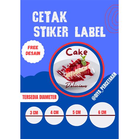 Jual Cetak Stiker Label Kemasan Cetak Stiker Label Produk Shopee Indonesia