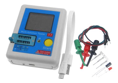 Tester T7 Diodo Mosfet Transistor Tiristor Capacitor Esr Ir Cyberofice