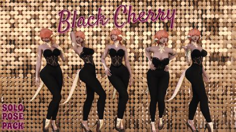 Black Cherry Pose Pack The Glamour Dresser