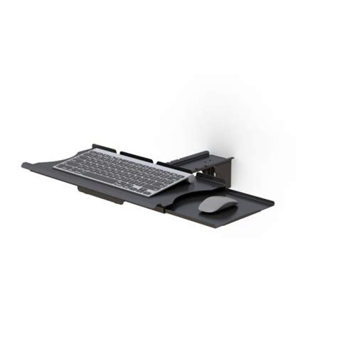 Wall Mounted Keyboard Tray With Sliding Mouse Holder Best Mounting