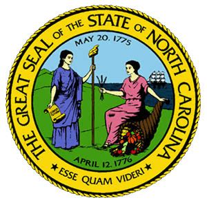 Authentications Of Documents State North Carolina