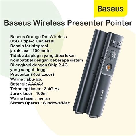 Jual Baseus Pointer Laser Persentase Shopee Indonesia