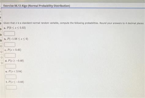 solved given that z is a standard normal random variable