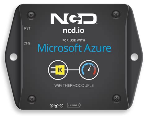 Wifi Thermocouple Temperature Sensor For Azure®