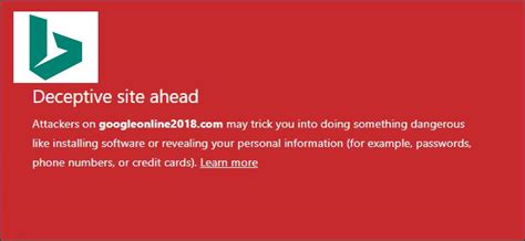Bing Malware Computer Tutor
