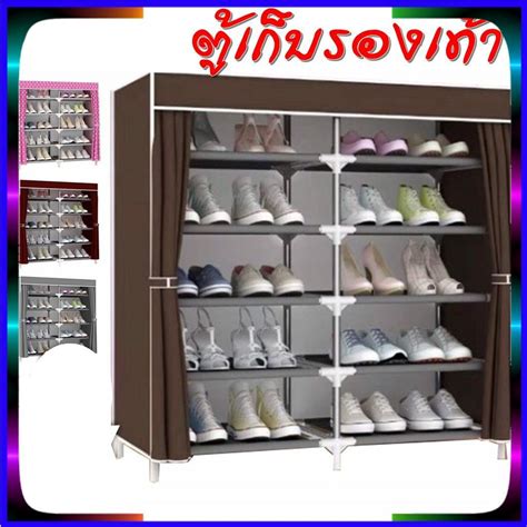 ตู้เรองเท้า ชั้นวางรองเท้า ตู้เก็บรองเท้า เลือกขนาดได้ ตู้pvc ราคาถูกสุดๆ Jx Home Thaipick
