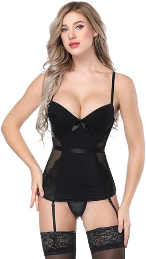 Xqtx Sexy Nachtwäsche Für Frauen Plus Size Schnür Bodysuit Korsett Für