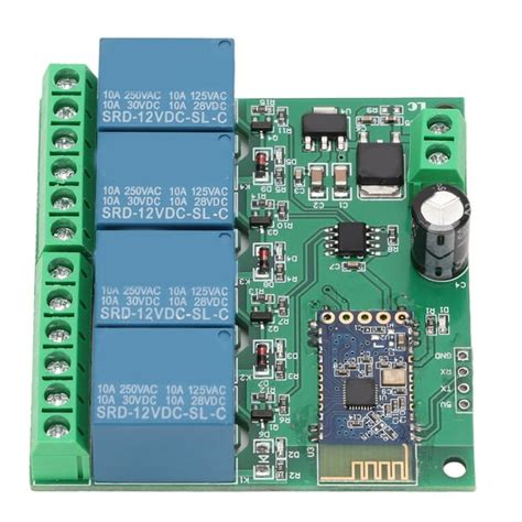 Módulo De Relé Bluetooth Módulo De Relé Bluetooth De 4 Canales Placa